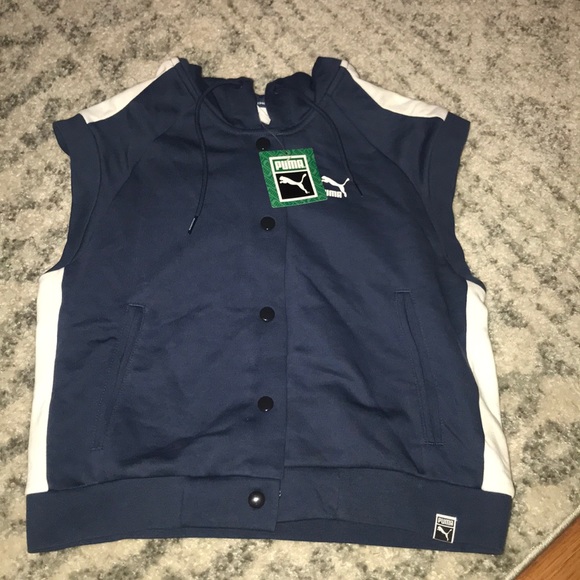 Puma | Tops | Puma Sleeveless Hoodie | Poshmark
